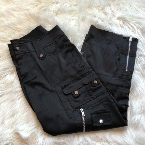 Cache | Pants & Jumpsuits | Cach Grunge 9s Style Black Cargo Pant ...